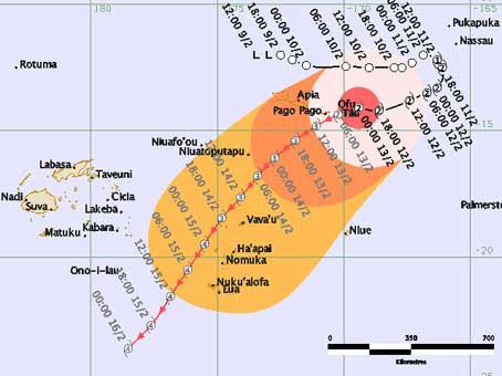 Tropical cyclone alert for Tonga | Matangi Tonga