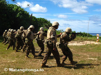 Tongan soldiers train for Afghanistan deployment | Matangi Tonga