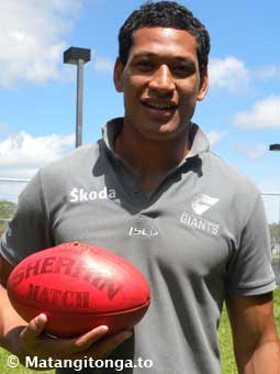 AFL superstar Israel Folau inspires young Tongan players | Matangi Tonga