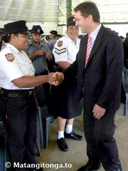 AFP provides new ID badges for Tonga police | Matangi Tonga