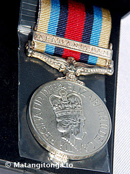 British medals for Tonga soldiers who served in Afghanistan | Matangi Tonga