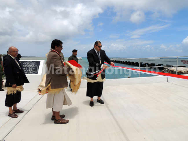 King opens new Vuna Wharf for cruise ships | Matangi Tonga