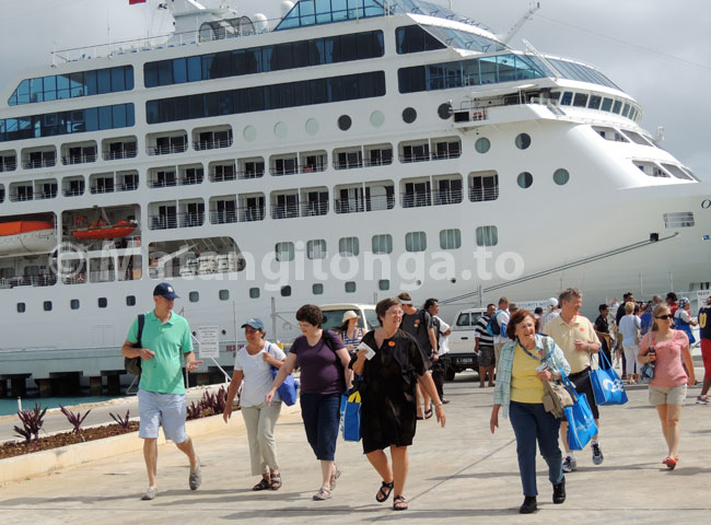 New Vuna Wharf welcomes first cruise ship | Matangi Tonga