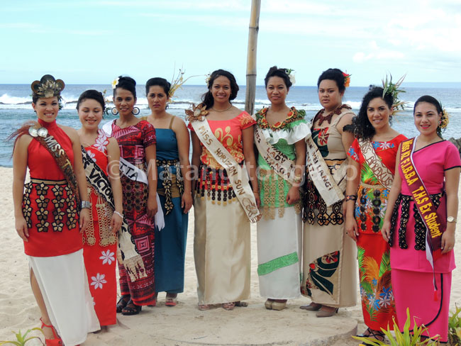 Eight girls contest Miss Heilala crown for 2013-14 | Matangi Tonga