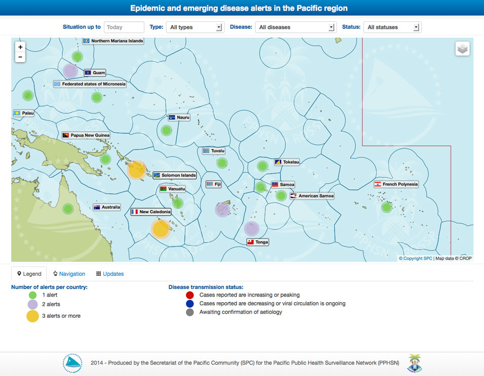 SPC launches Disease Surveillance Map | Matangi Tonga