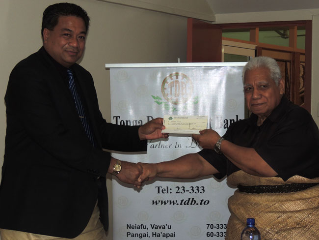 Tonga Development Bank pays dividend to Government | Matangi Tonga