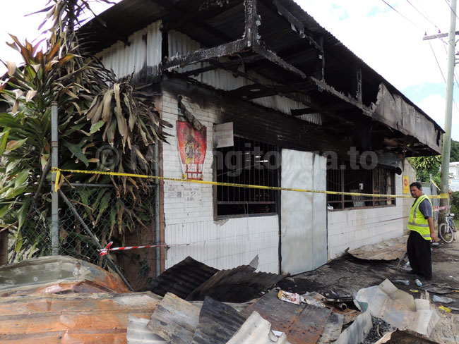 Fire guts Chinese shop | Matangi Tonga