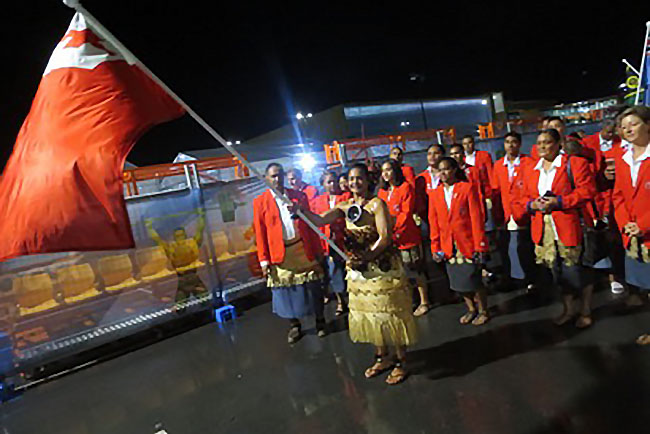 Magan leads Tonga at Commonwealth Games opening | Matangi Tonga