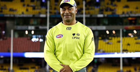 Tongan AFL star becomes umpire | Matangi Tonga