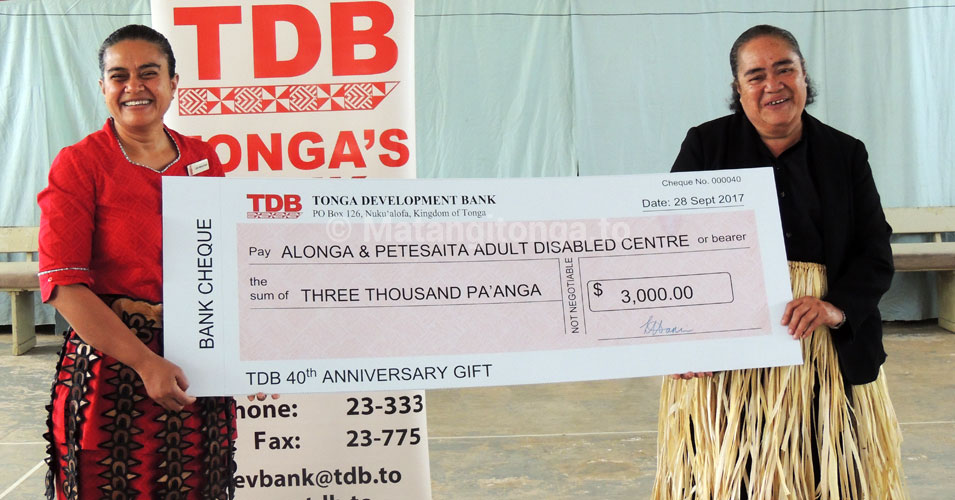 TDB marks 40th anniversary with donation to disability centre | Matangi ...