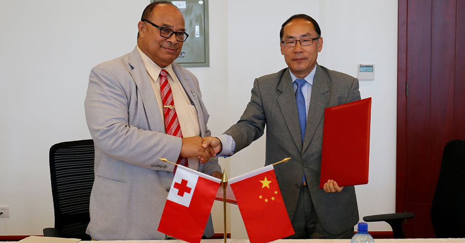 Caretaker Govt signs new economic agreement with China | Matangi Tonga
