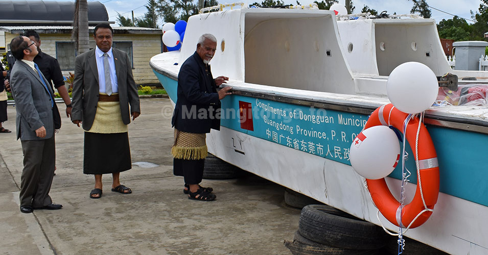 Tonga returns 8 fishing boats donated by Dongguan | Matangi Tonga