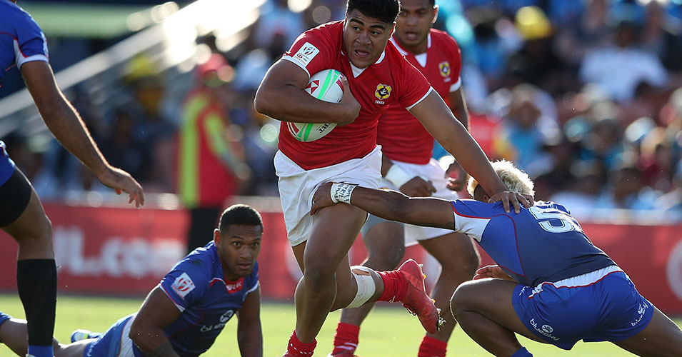Tonga returns to Sevens Series with two wins in Hamilton | Matangi Tonga