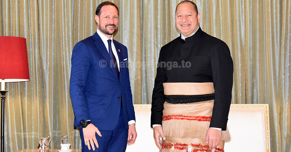 Norwegian Crown Prince arrives in Tonga | Matangitonga