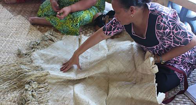 Samoan fine mats recognized by UNESCO | Matangi Tonga