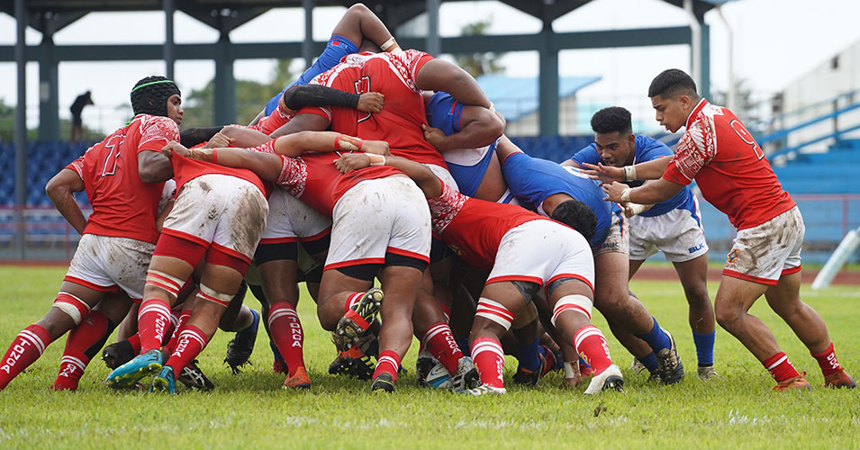 U20s Samoa flog Tonga to win Oceania Rugby Trophy | Matangi Tonga