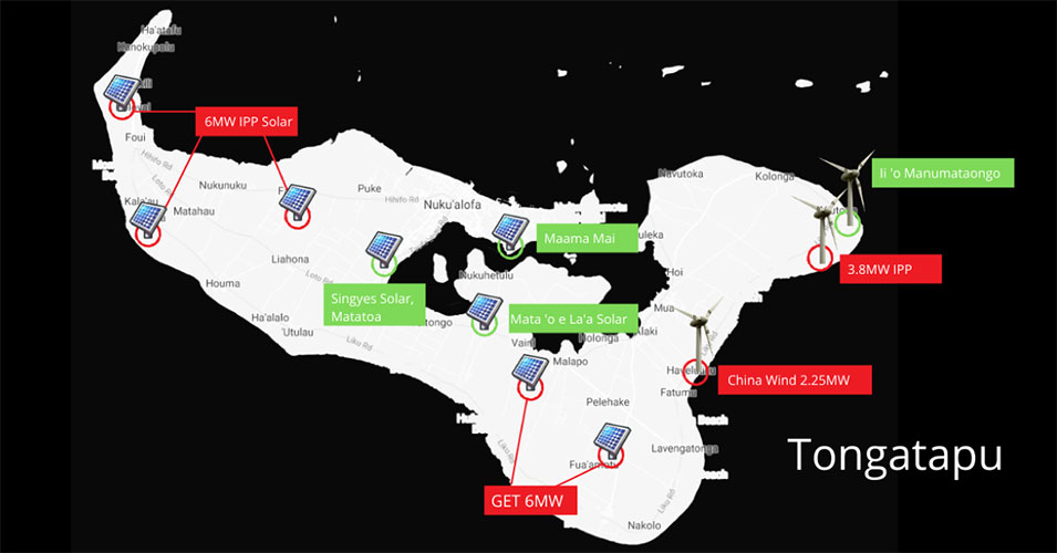 Tonga moves 50% renewable energy target to 2021 | Matangi Tonga