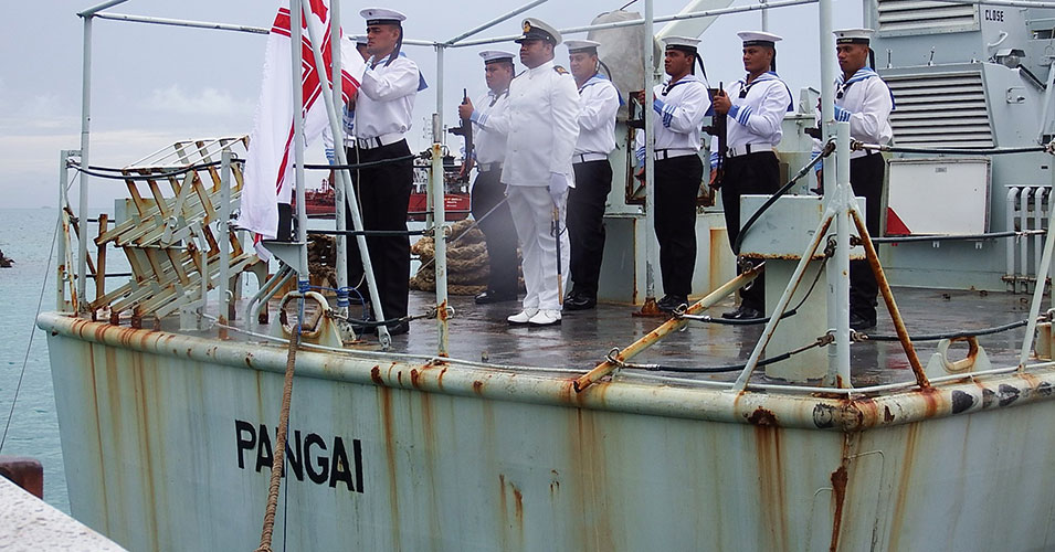 Navy farewells VOEA Pangai | Matangi Tonga