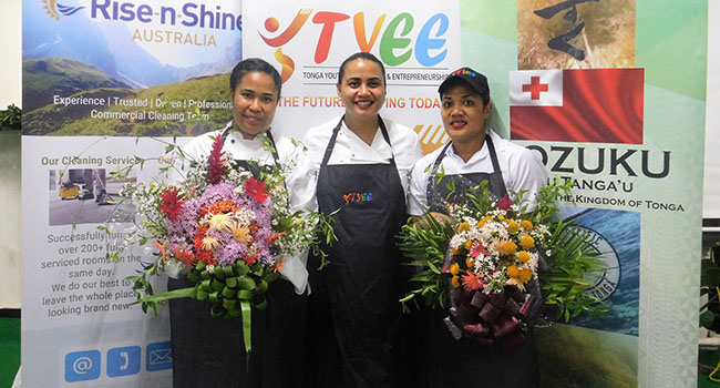 Trainee chefs take up Go Green Recipe Challenge | Matangi Tonga