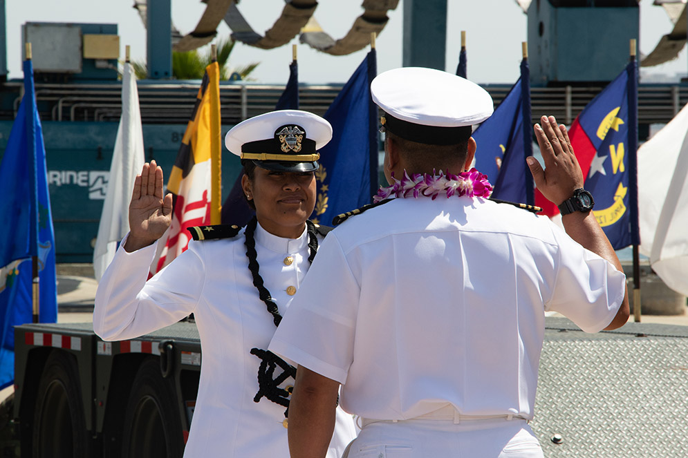 U.S. Navy commissions first female Tongan officer | Matangi Tonga
