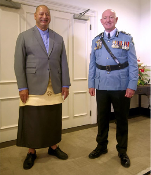 New Police Commissioner presents credentials to King | Matangi Tonga