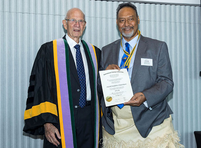 First Tongan dentists inducted as ICD Fellows | Matangi Tonga