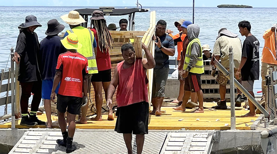 Construction of new houses in Ha'afeva island underway | Matangi Tonga