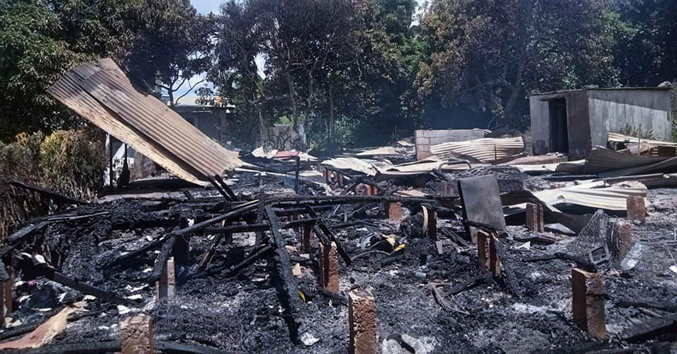 Fire razed family’s home | Matangi Tonga