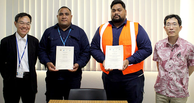 Tongan engineers complete hybrid power training | Matangi Tonga