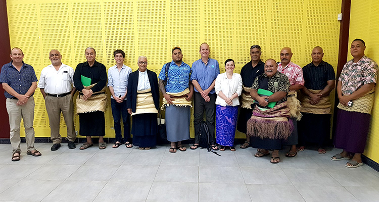 Soil samples show impact of tsunami salinity at Kanokupolu | Matangi Tonga