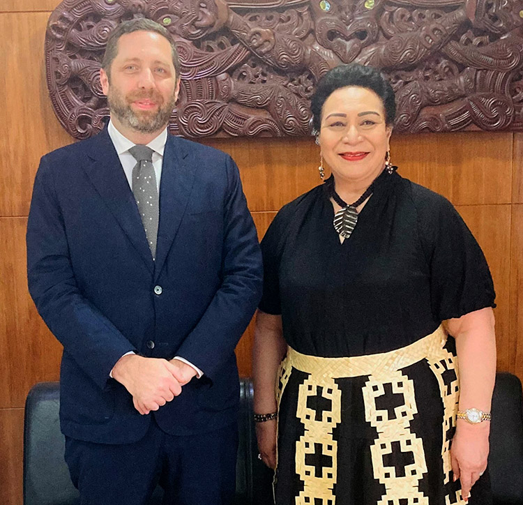 Princess Pilolevu makes first visit to New Zealand Chancery | Matangi Tonga