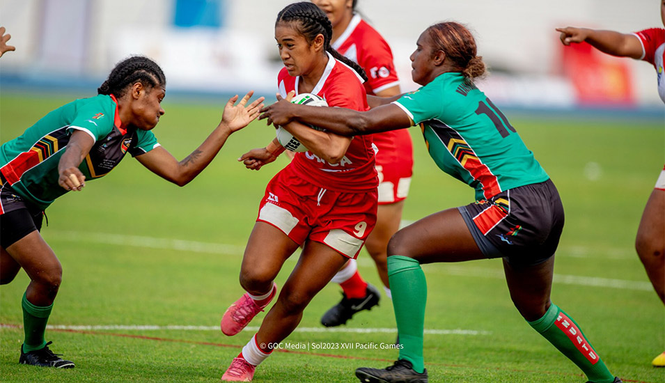 Back-to-back wins for Tonga Women's RL 9's team debut | Matangi Tonga