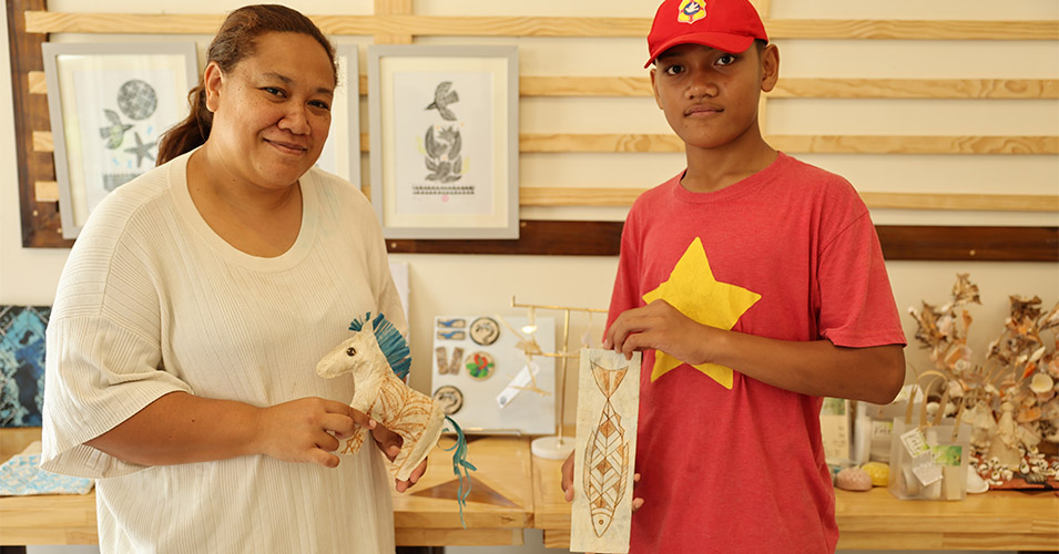 Culture Fusion, promoting authentic Tongan crafts made from locally ...