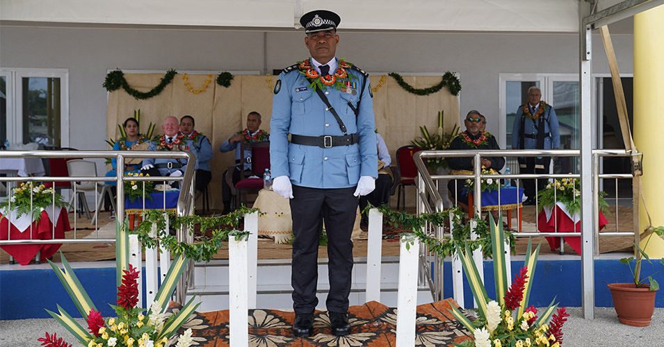 Farewell parade for retiring Tonga Police Superintendent | Matangi Tonga