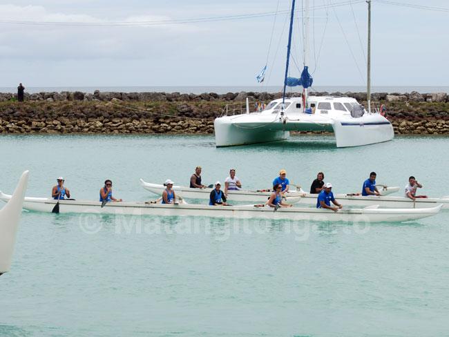 Tongan welcome for Hawaiian voyaging canoes | Matangitonga