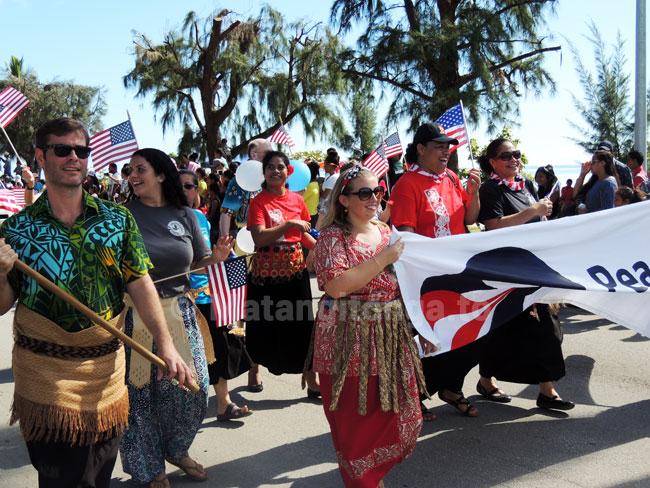 Sunny holiday for Heilala festival float parade | Matangitonga