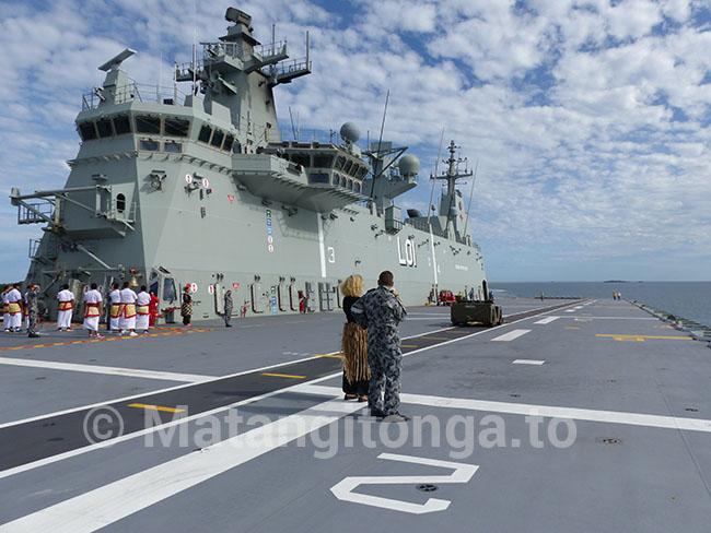 Two Australian Navy ships visit Tonga | Matangitonga