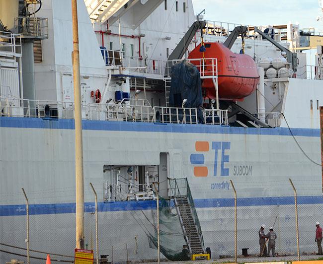 Cable ship ‘Reliance’ arrives in Nuku'alofa | Matangitonga