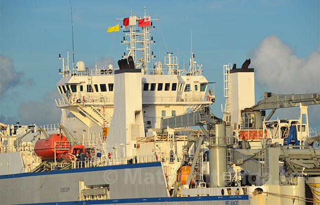Cable ship ‘Reliance’ arrives in Nuku'alofa | Matangitonga