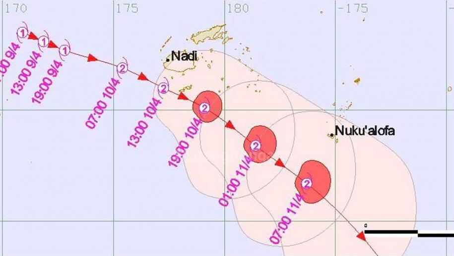 Tonga on Tropical Cyclone Alert for TC Keni Cat. 1 | Matangitonga