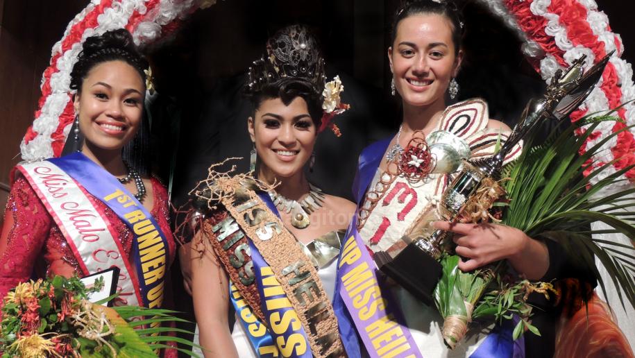 Brittne Fuimaono crowned Miss Heilala 2015 | Matangi Tonga