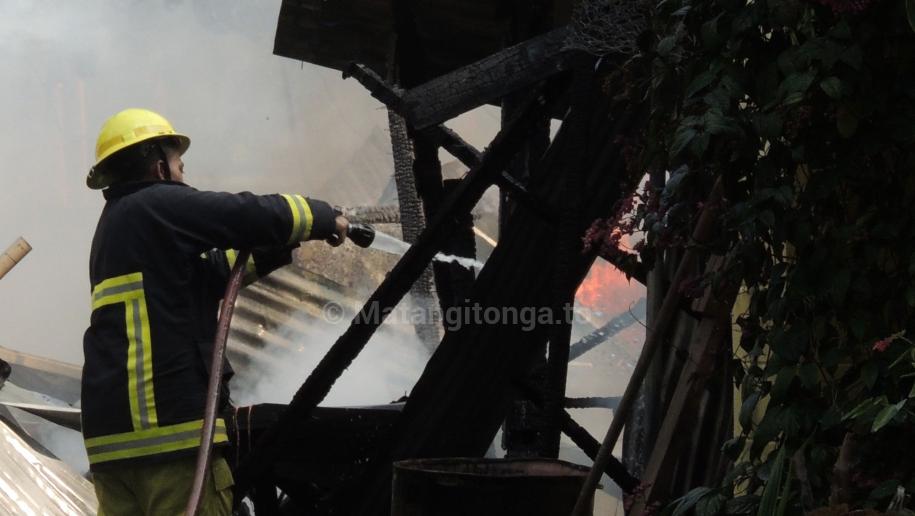 Fire destroys home in Fasi | Matangi Tonga