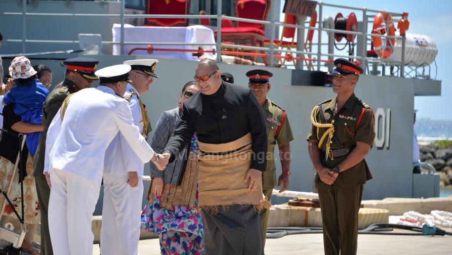 King Tupou VI commissions VOEA Late | Matangi Tonga