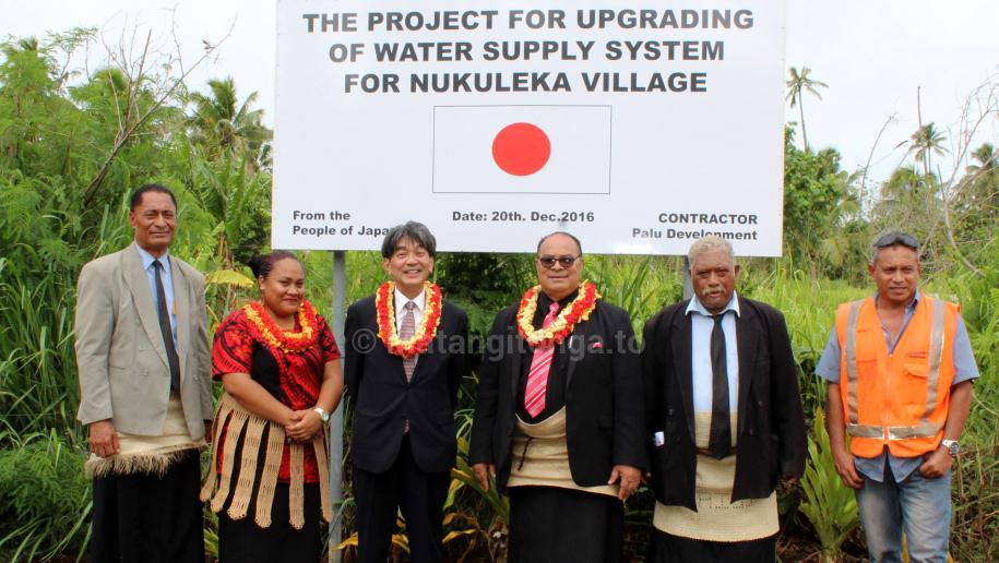 Nukuleka welcomes upgraded water system from Japan | Matangi Tonga