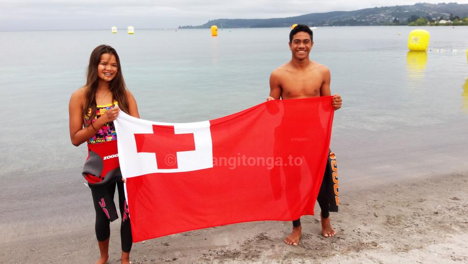 Tongan swimmers at NZ Open Water Championships | Matangi Tonga