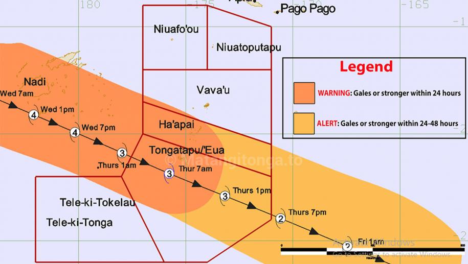 Storm force warning as severe TC Harold nears Tonga | Matangitonga
