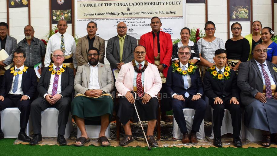 PM launches first Tonga Labour Mobility Policy | Matangi Tonga
