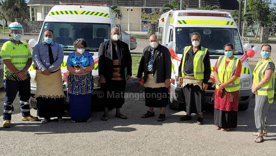 Two new ambulances for Vaiola Hospital | Matangi Tonga