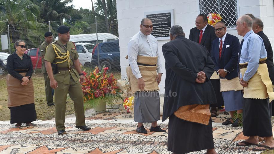 King commissions largest solar power plant in Tonga | Matangi Tonga