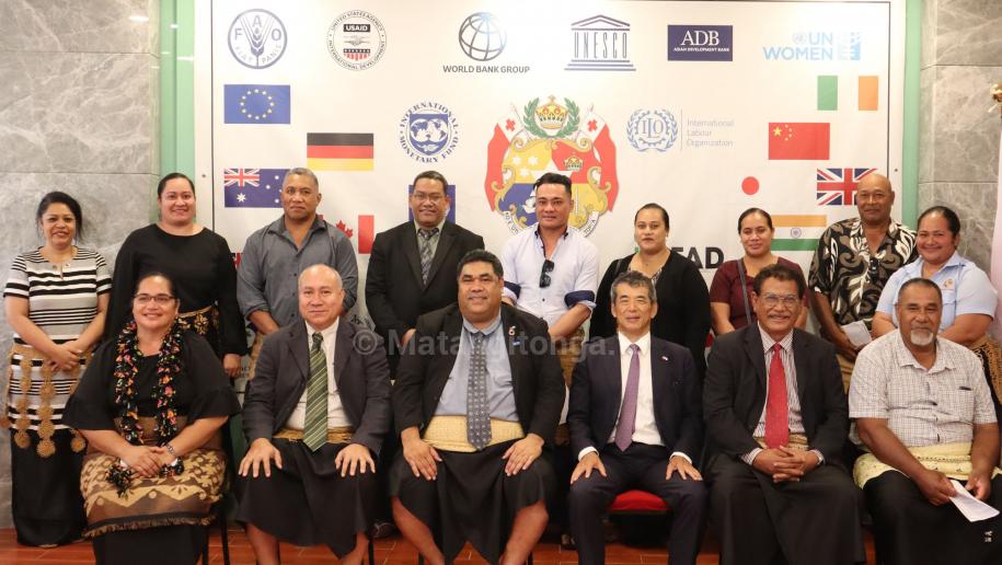 Three new community projects funded by Japan | Matangi Tonga